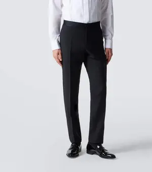 Canali Wool And Mohair Suit Pants