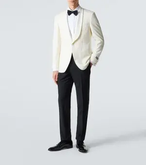 Canali Wool And Mohair Suit Pants