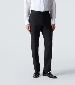 Canali Wool And Mohair Suit Pants