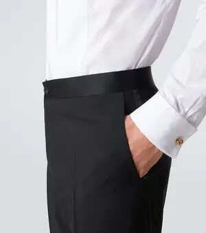 Canali Wool And Mohair Suit Pants