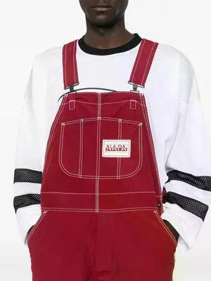NAPAPIJRI Contrast-stitching Jumpsuit - Red