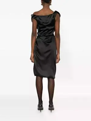 VIVIENNE WESTWOOD Ginnie Amber Midi Dress - Black