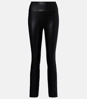 Wolford Edie Coated Cropped Slim Pants