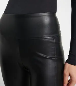 Wolford Edie Coated Cropped Slim Pants