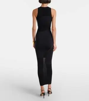 Wolford Shade Paneled Midi Dress