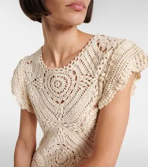 Ulla Johnson Annalisa Crochet Maxi Dress - White