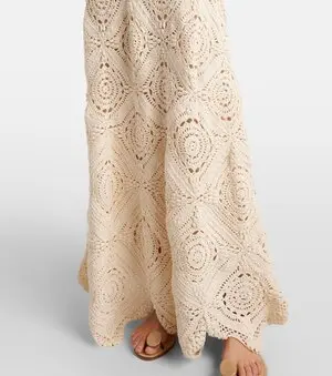 Ulla Johnson Annalisa Crochet Maxi Dress - White