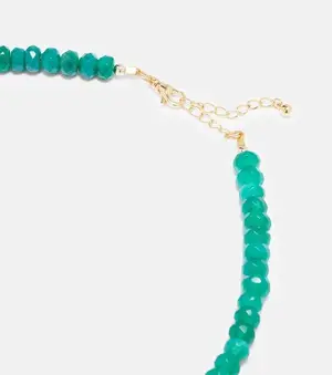 JENNIFER BEHR Beaded Gemstone Necklace