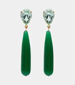 JENNIFER BEHR Caroline Embellished Drop Earrings