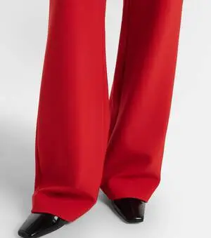 Veronica Beard Tonelli Wide-leg Trousers - Red
