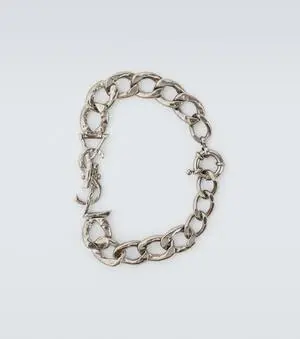 Saint Laurent Cassandre Bracelet Silver