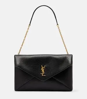 Saint Laurent Cassandre Leather Shoulder Bag