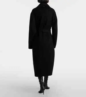 Sportmax Belted Virgin Wool Wrap Coat