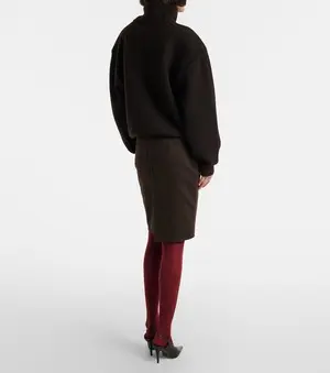 Wolford Velvet De Luxe Tights - Red