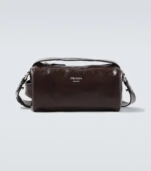 Prada Leather Tote Bag - Brown