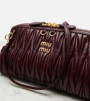 Miu Miu Matelassé Leather Clutch