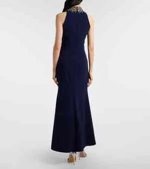 Jenny Packham Pechora Crystal-embellished Gown