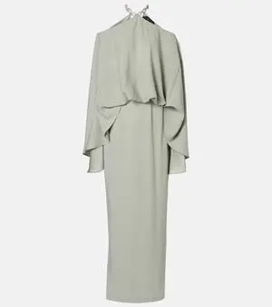 TALLER MARMO Cyclades Embellished Gown - Blue