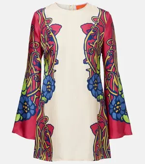 La DoubleJ Lemuria Placée Minidress - White