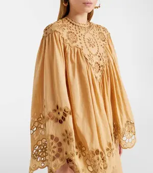 Zimmermann Awaken Broderie Anglaise Cotton Blouse