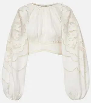 Zimmermann Cropped Tops