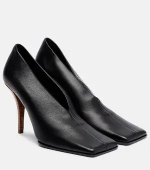 Alaïa 90 Leather Pumps - Black