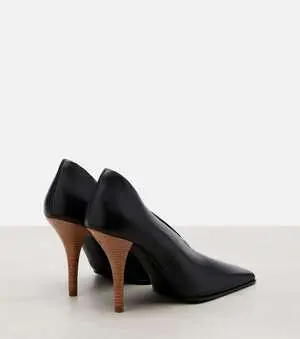 Alaïa 90 Leather Pumps - Black