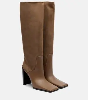 Women's Square Toe Knee Boots