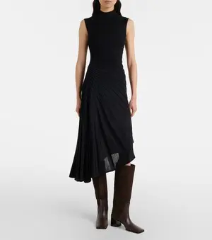 Alaïa 55 Leather Knee-high Boots - Brown