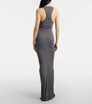 Christopher Esber Vivenda Cutout Gathered Gown - Blue
