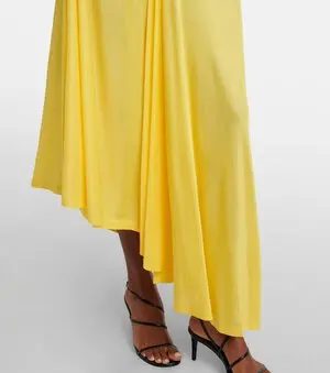 Christopher Esber Cami Lace-trimmed Ribbed-knit Dress
