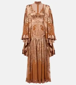 Zimmermann Memento Burnout Paisley Gown
