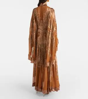 Zimmermann Memento Burnout Paisley Gown