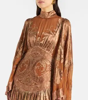 Zimmermann Memento Burnout Paisley Gown