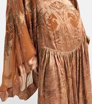Zimmermann Memento Burnout Paisley Gown