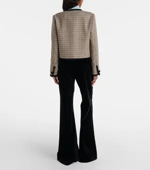 Valentino Garavani Cotton Velvet Flared Pants