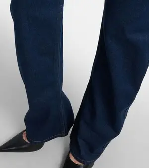 JEAN PAUL GAULTIER Printed Mid-rise Straight Jeans