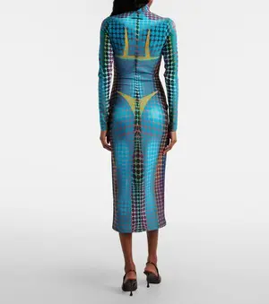 JEAN PAUL GAULTIER Printed Midi Dress