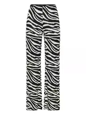 Malìparmi Zebra-print Straight Trousers