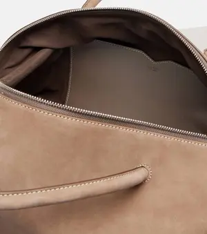 Max Mara Holdall Medium Suede Tote Bag