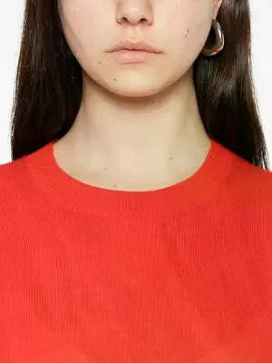 Guest In Residence Crew-neck Knit Sweater - Red