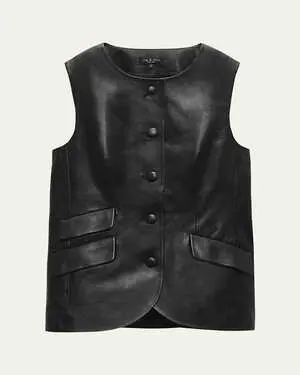 Rag & Bone Slade Leather Vest