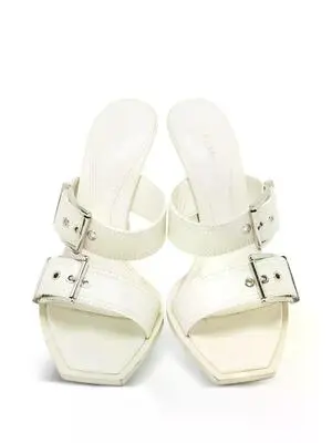 Alexander McQueen Structured Leather Sandals