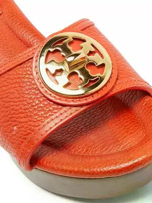 Tory Burch Leather Wedge Sandals