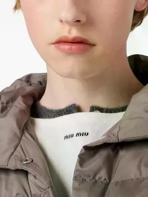 Miu Miu Hooded Down Jacket