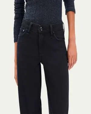 Rag & Bone Aiden Low-rise Wide Leg Jeans