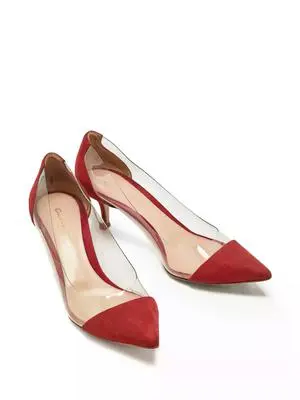 GIANVITO ROSSI Plexi Pointed Pumps