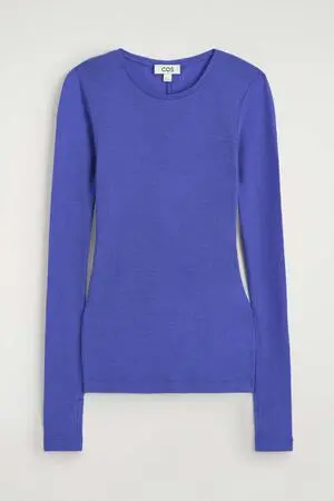 COS COS Merino Wool Long Sleeve Top