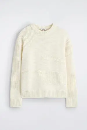 Cos Ladder-stitch Wool Sweater