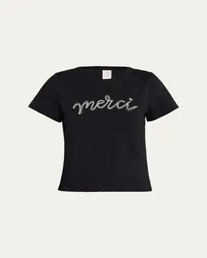 Cinq À Sept Merci Chain Tee